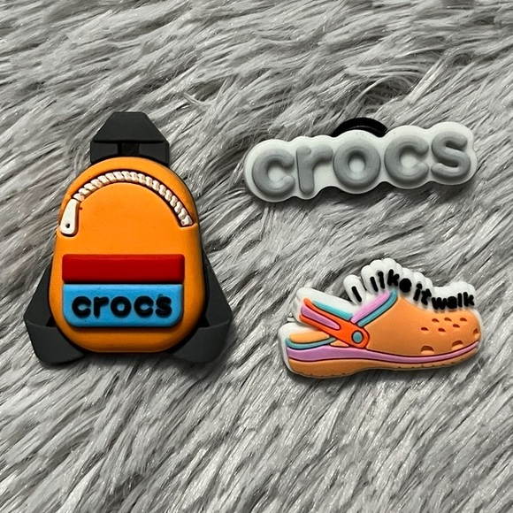 CROCS | Jewelry | Crocs Backpack Croc Charm Set | Poshmark